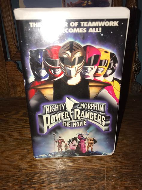 Vintage Power Rangers Vhs Movie Vhs Tape Mighty Morphin Power Rangers