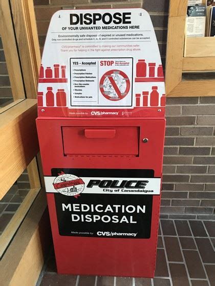 Prescription Drop Box Canandaigua Ny