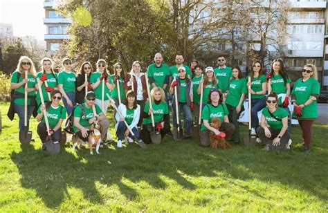 Nearly 200 Trees Were Planted In Sofia By Volunteers From The Coca Cola