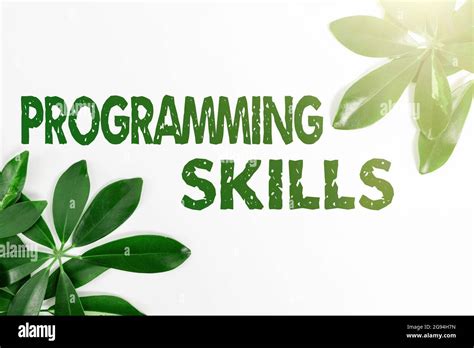 sign displaying programming skills business showcase skills vital to