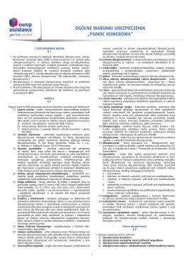 Pobierz Ogólne Warunki Gwarancji Europ Assistance