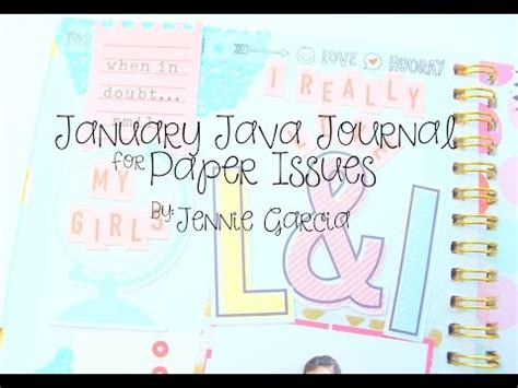 Paper Issues January Java Journal Project Day One EarthyScrap