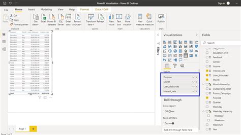 Table And Matrix Visualization In Power Bi Pluralsight