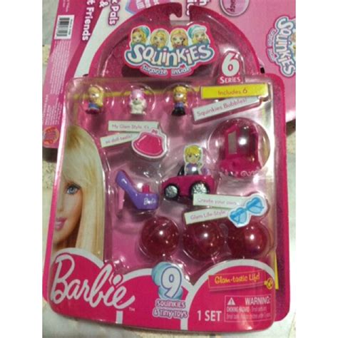 Squinkies 9 Piece Set Barbie Minnie Mouse Shopee Philippines