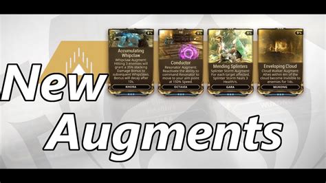 New Warframe Augments For Khora Octavia Gara And Wukong Youtube