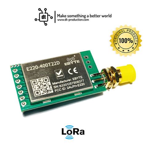 Jual Lora E220 400t22d Llcc68 Original Ebyte Modul Wireless Uart Ttl