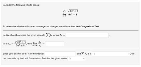 Solved Consider The Following Infinite Series Chegg
