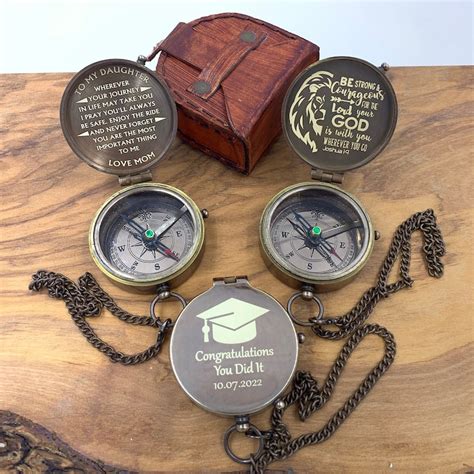 Personalized Compass Etsy