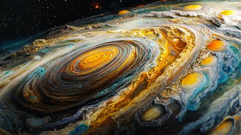 細部まで描かれたリアルな惑星｜イラスト・フリー素材なら「シンテリ」