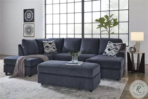 Albar Place Cobalt Oversized Accent Ottoman From Ashley Furniture