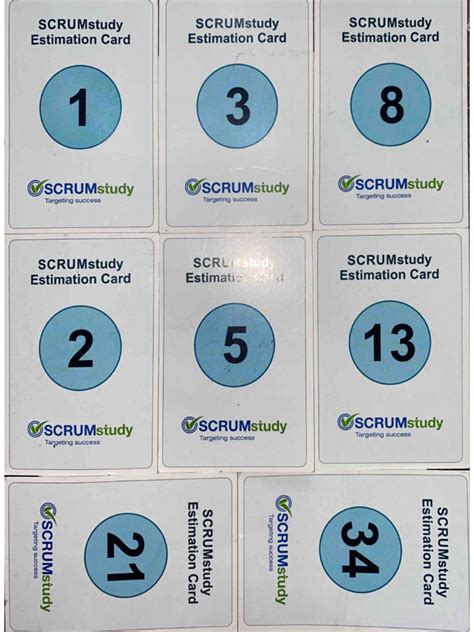 Estimation Cards Pdf