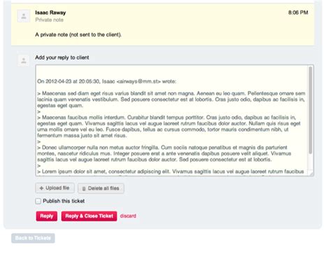 Help Desk Ticket Response Template