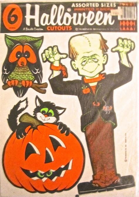 Beistle Vintage Halloween Cutouts At William Bittle Blog