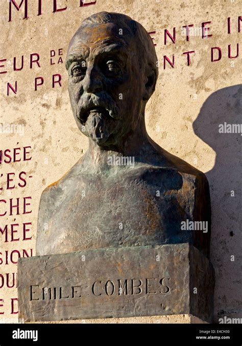 Tomb And Bust Of Emile Combes French Prime Minister Between 1902 And