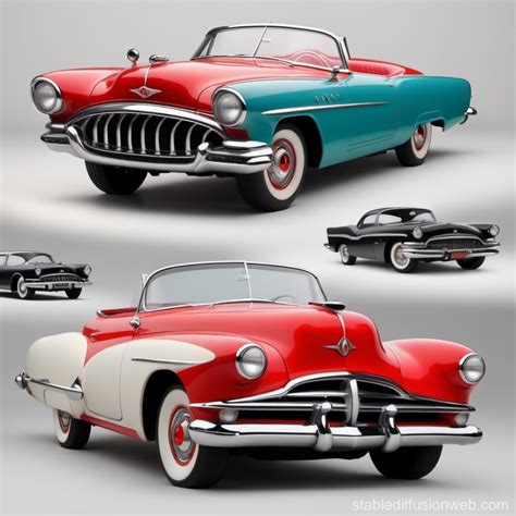 Classic Automobiles Iconic Cars From The 1950s And 1960s Prompts