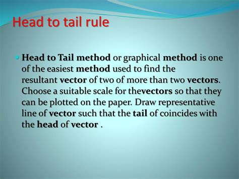 Addition Of Vectors By Head To Tail Rule PPTX