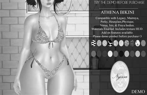 Second Life Marketplace [nyssa] Athena Bikini Demo