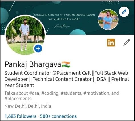 Pankaj Bhargava On Linkedin Free Faceprep Linkedin Linkedinpremium