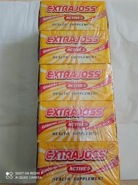 Extra Joss Active 5 Box 1 Box Isi 12 Sachet 4 G Lazada Indonesia