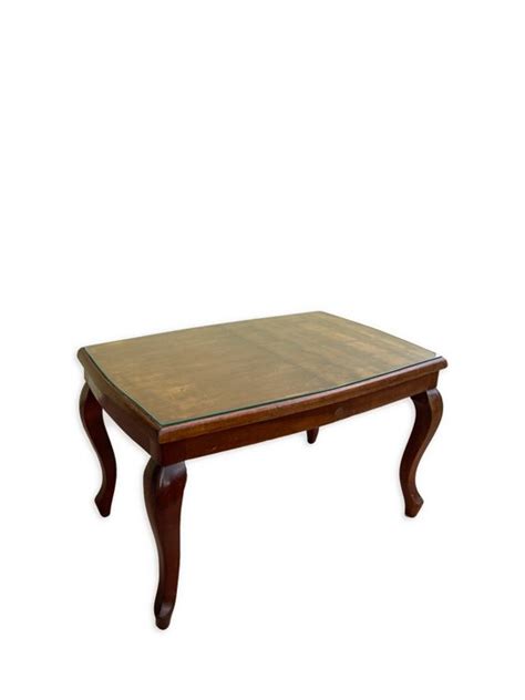 Coffee Table Glass Walnut Catawiki