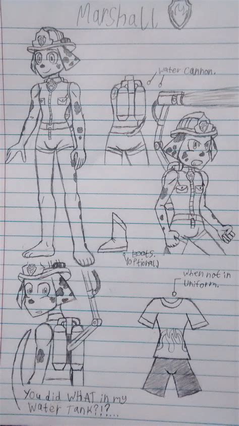 Paw Patrol Marshall Design By Somecat01
