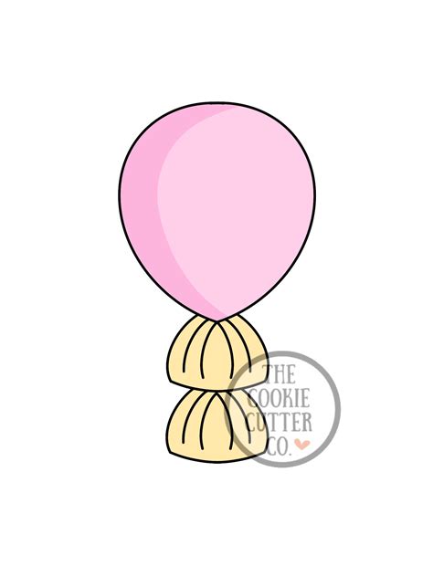 Tassel Balloon Cookie Cutter The Cookie Cutter Co
