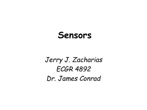 Ppt Sensors Powerpoint Presentation Free Download Id9443695