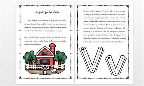 Cuentos Con Fonemas La Letra V” La Granja De Vera Orientacion Andujar