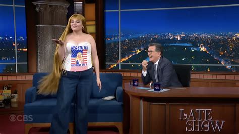 Stephen Colbert And Megan Stalters Late Show Interview Is Glorious