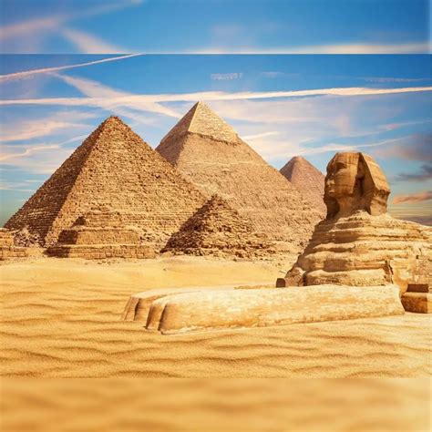 Landscape Pyramids Of Great Pyramid Of Giza World History
