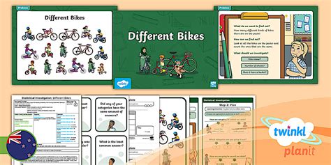 Level 1 Statistical Investigation Different Bikes Twinkl