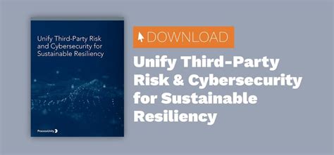 Unify Third Party Risk And Cybersecurity For Sustainable Resiliency