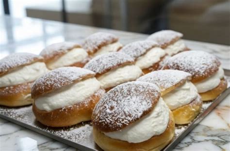 Maritozzo Con La Panna Italian Cream Buns