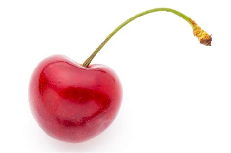 Premium Photo Close Up On Fresh Ripe Cherry Isolated