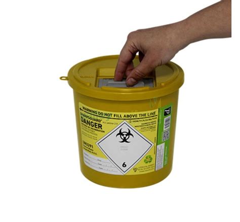 Sharpsguard Eco Yellow Sharps Bin 25l