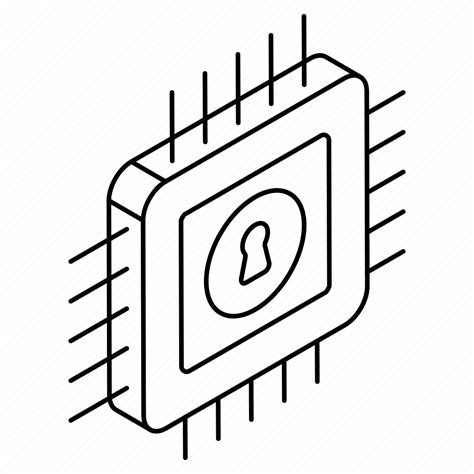 Secure Chip Security Protection Shield Safety Icon Download On