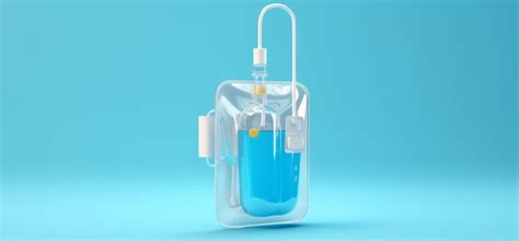 Premium Photo Iv Bag With Clear Fluid