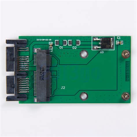 Mini PCIe PCI E MSATA SSD Micro Adaptateur SATA PCBA HG OEM Service FR4 Material