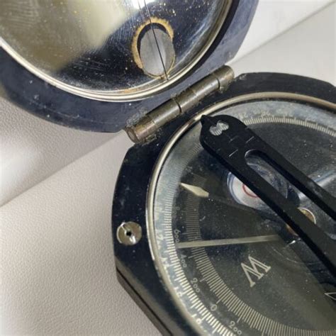Vintage Ww2 Us Military M2 Compass Serial Number 77600 4643122868