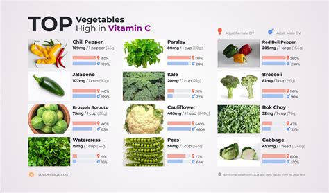 Vitamin C Vegetables