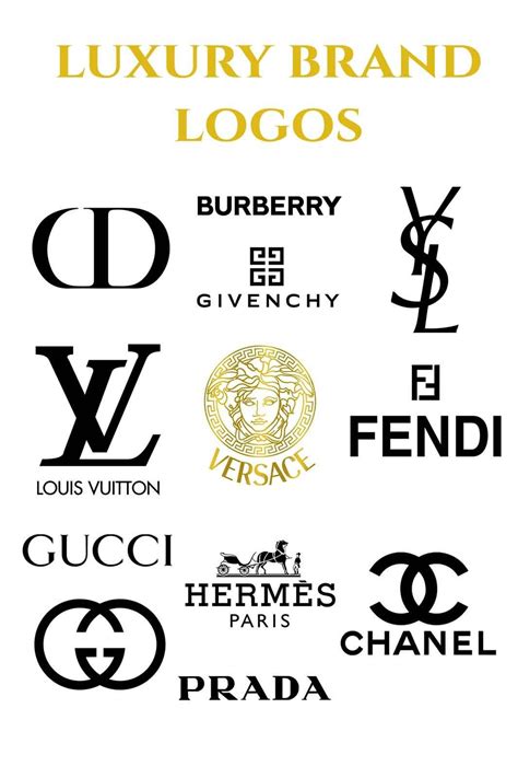 Luxury Brand Logos In The Fashion World Biggest Brand Logos Fashion