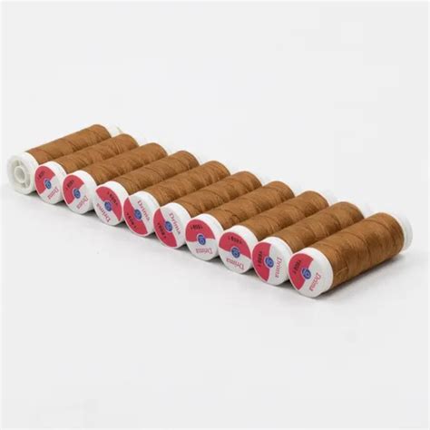 Hilos Para Coser Drima De Poliester N126 100m X 10hilos 6091 Cafe
