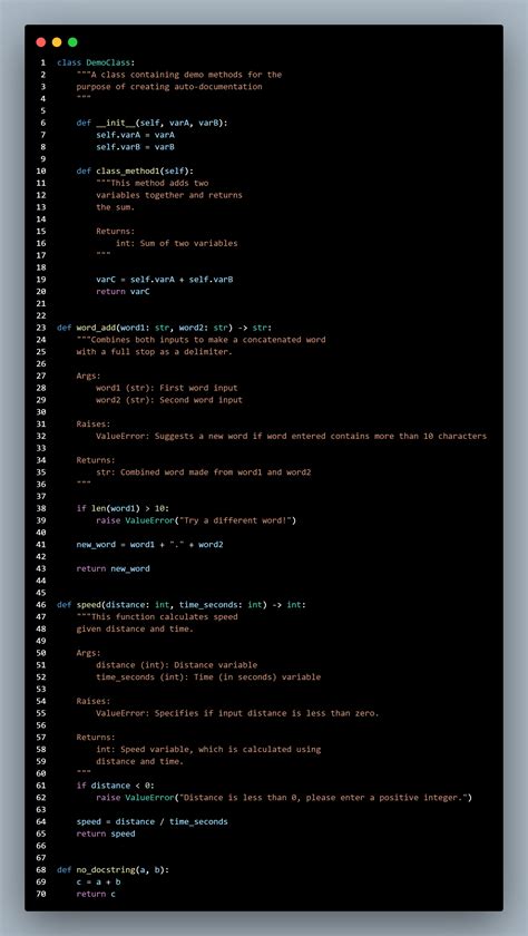 Step By Step Basics Code Autodocumentation Towards Data Science