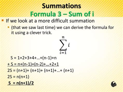 Ppt Summations Powerpoint Presentation Free Download Id1882963