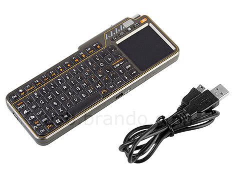 Usb 2 4ghz Micro Multi Function Keyboard With Touchpad