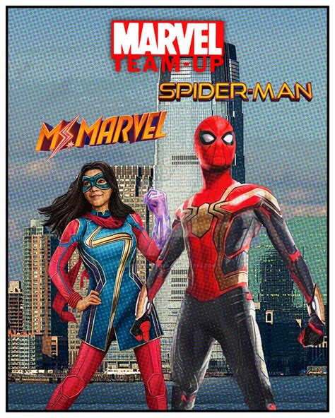 Mcu Ms Marvel And Spider Man By Justiceavenger On Deviantart