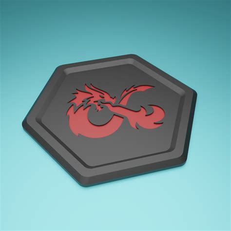 Stl File Dandd Coaster Dragon 🐉・3d Printable Design To Download・cults