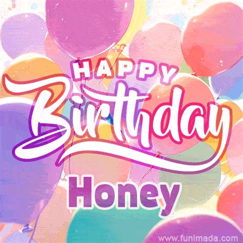 Bright And Festive Birthday Animation For Honey Download On
