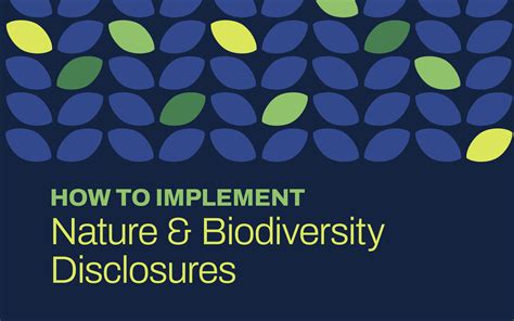 Biodiversity Disclosures How To Integrate Nature Into Esg Reporting