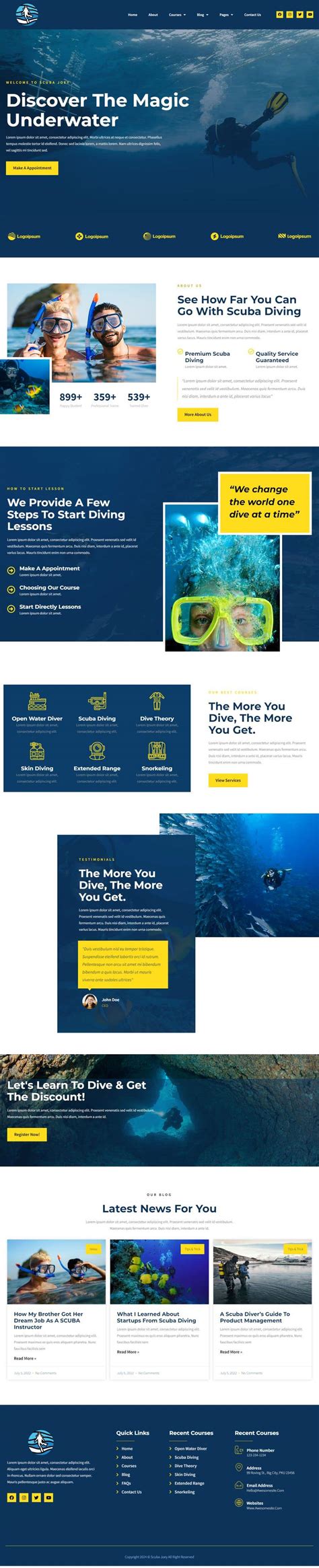 Entry 25 By Devabdulhai For Classic Elementor Blog Template Design
